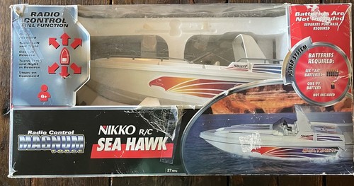 New Tested Nikko Radio Control Sea Hawk RC Remote Control Boat 27MHz | eBay