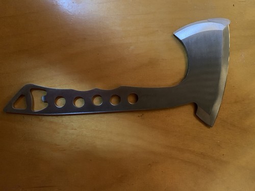 Set of 3 Throwing Axes Tomahawk Camping Axe Full Tang w/ Bottle Opener ...