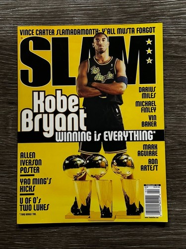 NBA Basketball Slam Magazines Kobe Bryant Bundle(Lot of 4 different ...