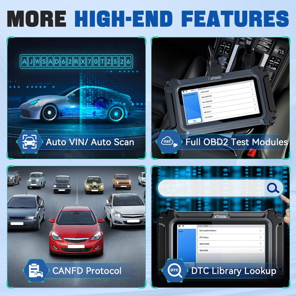 XTOOL IP500 For Toyota/Lexus Auto All System OBD2 Scanner Diagnostic ...