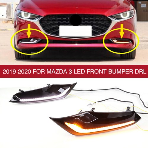 2019-2020 For Mazda 3 LED Front bumper DRL Daytime Running Light/fog ...