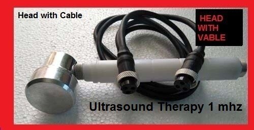 1 MHz Ultra.sound Therapy Unit Transducer/Head 3 pin/Wire Wand for ...