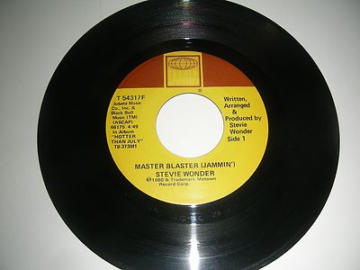Stevie Wonder - Master Blaster (Jammin') 45 Tamla Records G+ 1980 | eBay