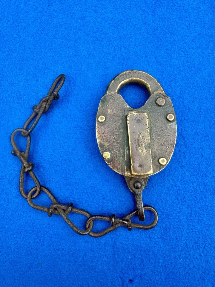 FRISCO Railroad Lock ~ PRIER BRASS MFG Co ~ Kansas City ~ CAR Lock | eBay