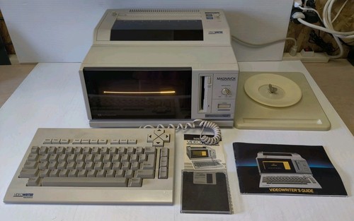 Magnavox Video Writer CRT Word Processor Printer with Keyboard *POWERS ...