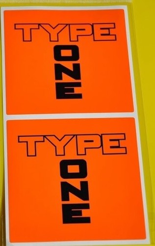 2X 10cm 4" Spoon Sports Sticker TYPE ONE Racing Decal Civic Type R FK8 ...