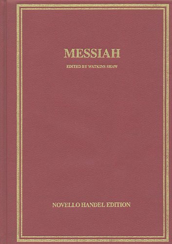 Messiah: Vocal Score Hardcover by Shaw | eBay