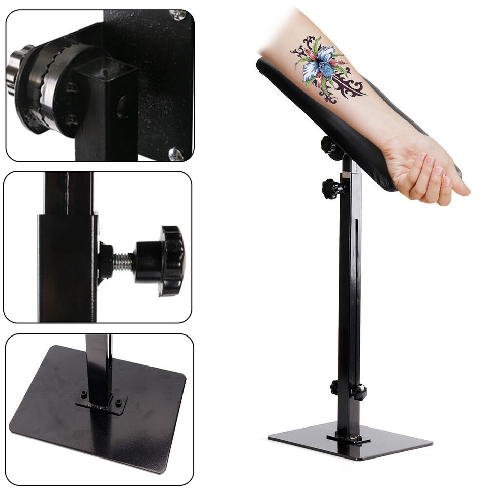 Heavy Duty Iron Tattoo Arm Leg Rest Full Armrest Tattoo Stand ...