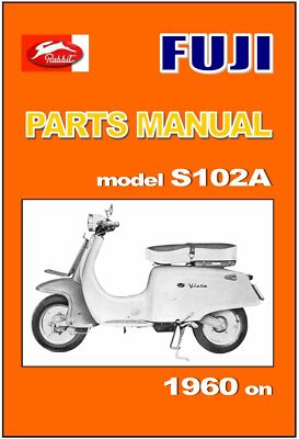 FUJI Parts Manual Rabbit Victa MKII S102A 1960 1961 1962 on Replacement ...