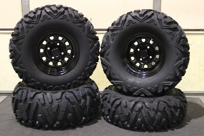 SUZUKI KING QUAD 400 27" QUADKING ATV TIRE ITP BLACK ATV WHEEL KIT ...