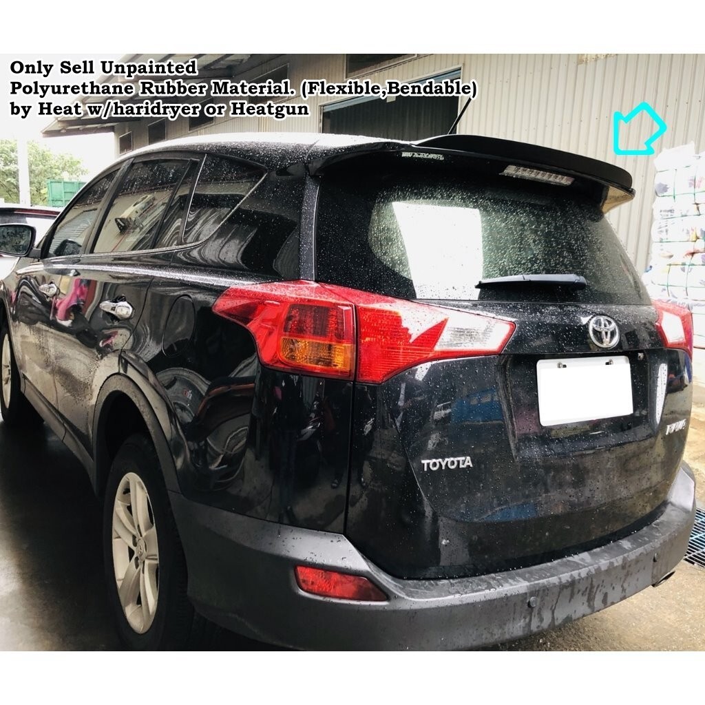 284F Add-on ST Rear Duckbill Lip Spoiler Wing Fits 2013~18 Toyota RAV4 ...