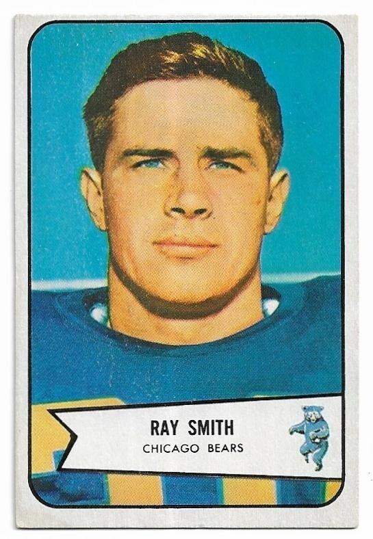 RAY SMITH 1954 Bowman Football card #119 Chicago Bears EX | eBay