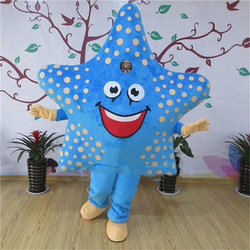 Sea Star Mascot Costume Starfish Cartoon Suit Cosplay Fancy Party Dress ...