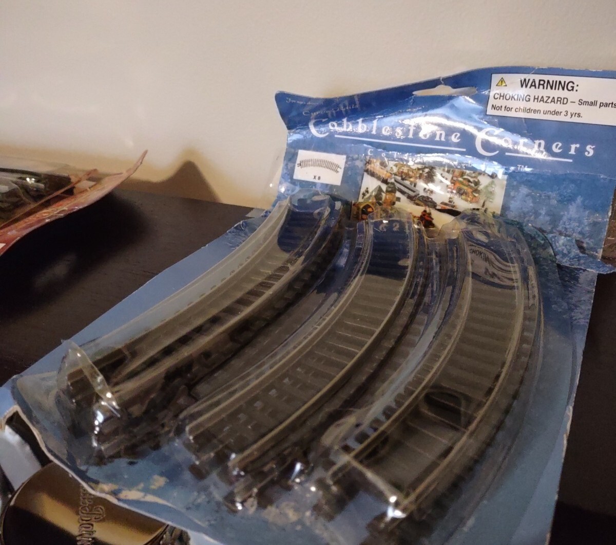 Cobblestone Corners Collectibles Train Track Curve Rails | eBay