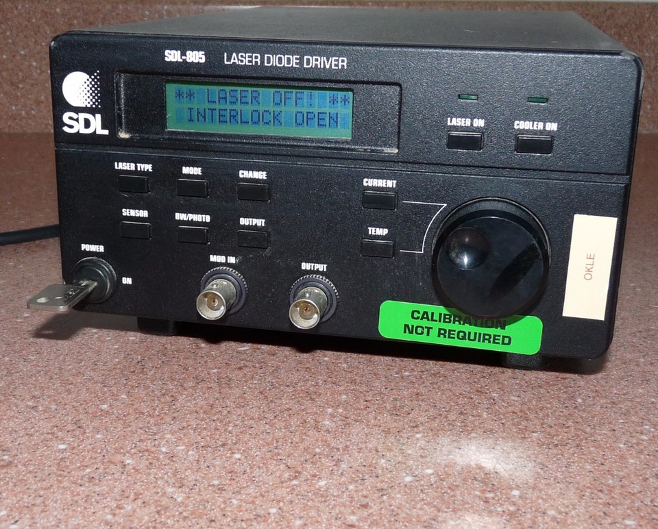 SPECTRA DIODE LABS SDL 805 LASER DIODE DRIVER JDSU JDS UNIPHASE VIAVI ...