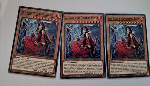 3 x Yu-Gi-Oh! - Vala, Seidhr of the Generaider Bosses - PHHY-EN020 ...
