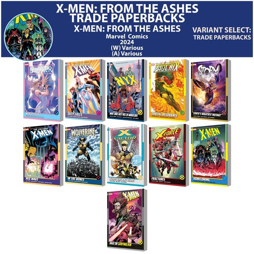 X-Men: From the Ashes Trade Paperbacks (2025) #1 Marvel Comics COVER ...