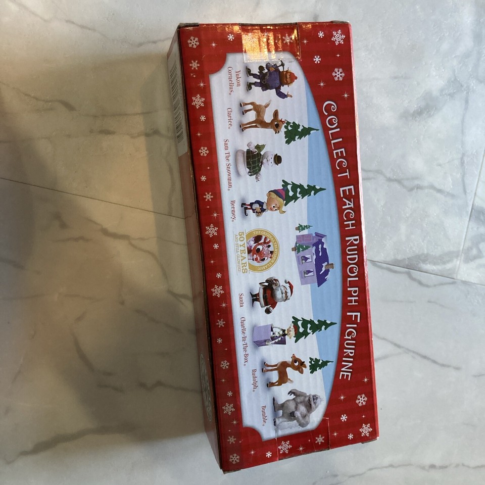Rudolph The Red-Nosed Reindeer 4 Figures Bumble Charlie Santa Clarice ...