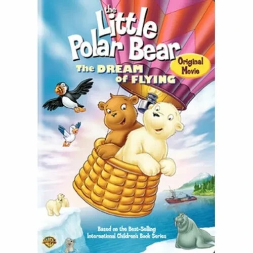 THE LITTLE POLAR BEAR: THE DREAM OF FLYING (DVD) VG Disc + Cover Art ...