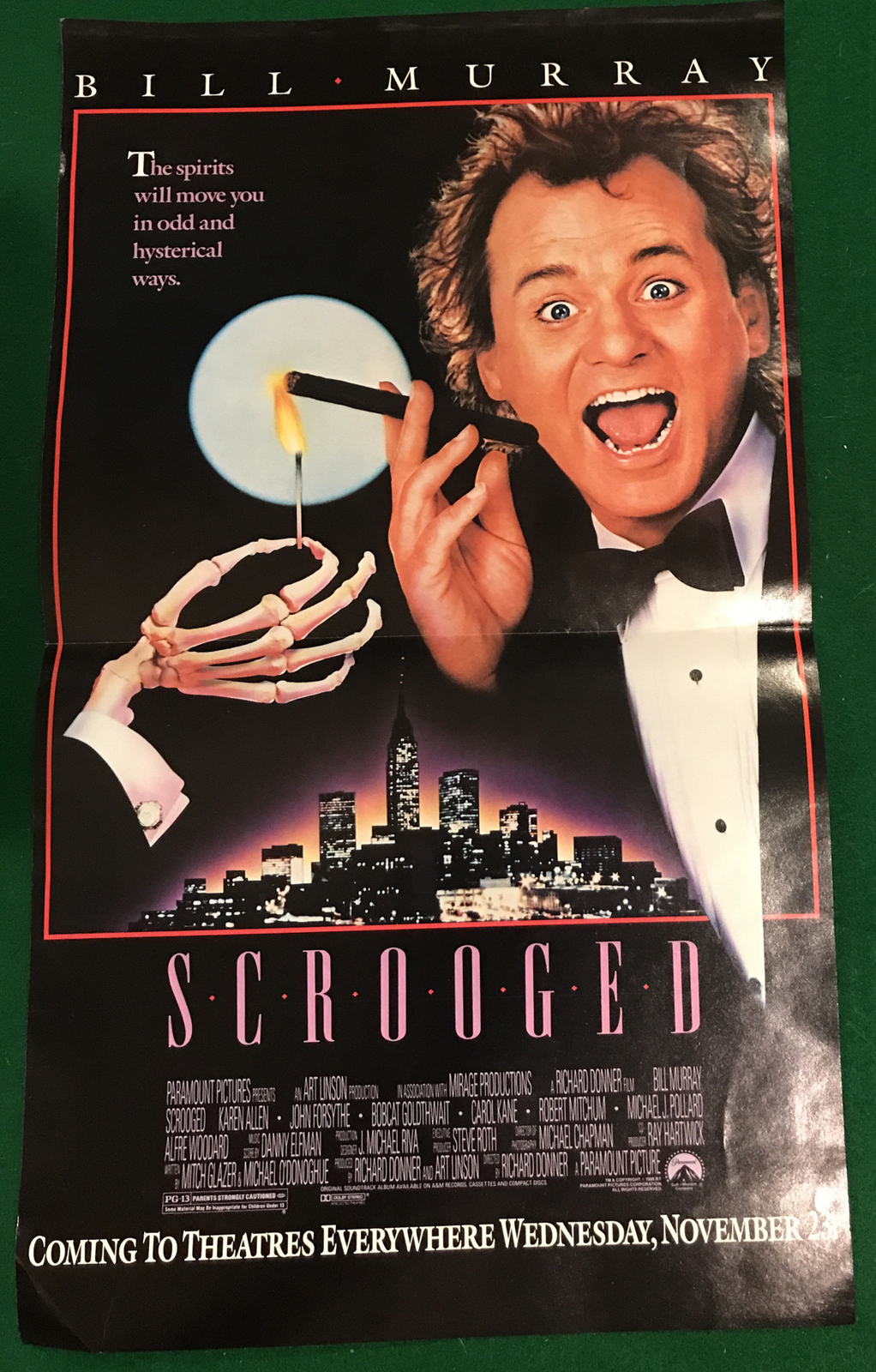 Scrooged Movie Poster