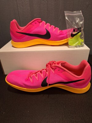 Nike Zoom Rival Track Field Long Distance Spikes Hyper Pink Mens DC8725 ...