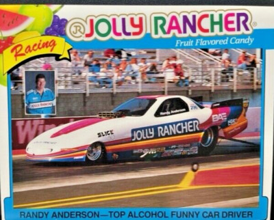 VRHTF NHRA VTG COOL RANDY ANDERSON JOLLY RANCHER TOP ALCOHOL FUNNY CAR ...