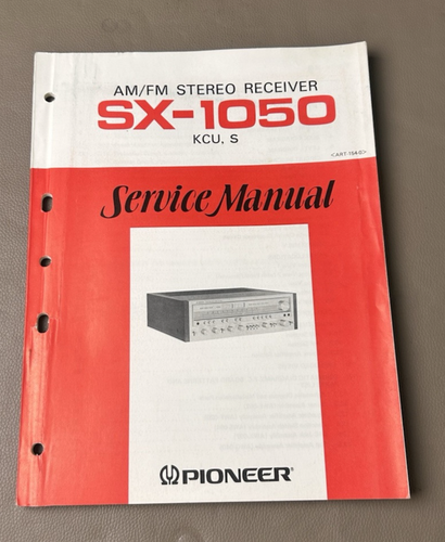 Pioneer SX 1050 Receiver Service Manual D-203 | eBay