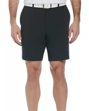 PGA Tour Mens Regular fit Golf Shorts 32 Black Solid | eBay