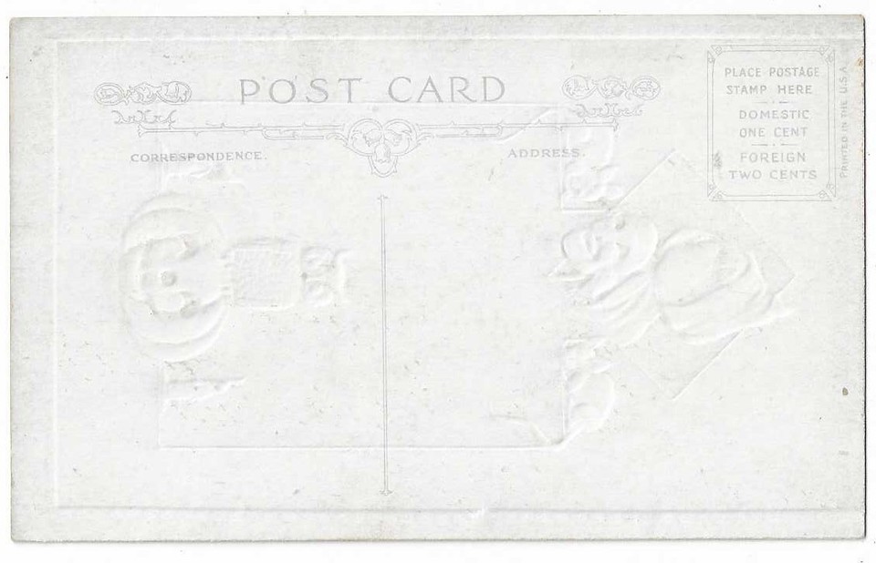 Bergman Pub. Halloween Postcard "May your fate on..." | eBay