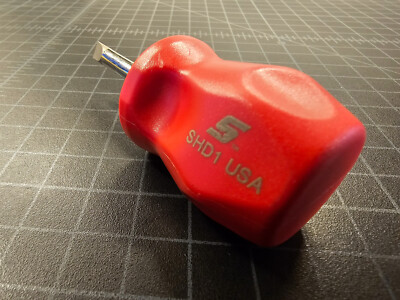 Snap-On Tools SHD1 1/4" Flat Slotted 1 5/8" Red Stubby Short ...