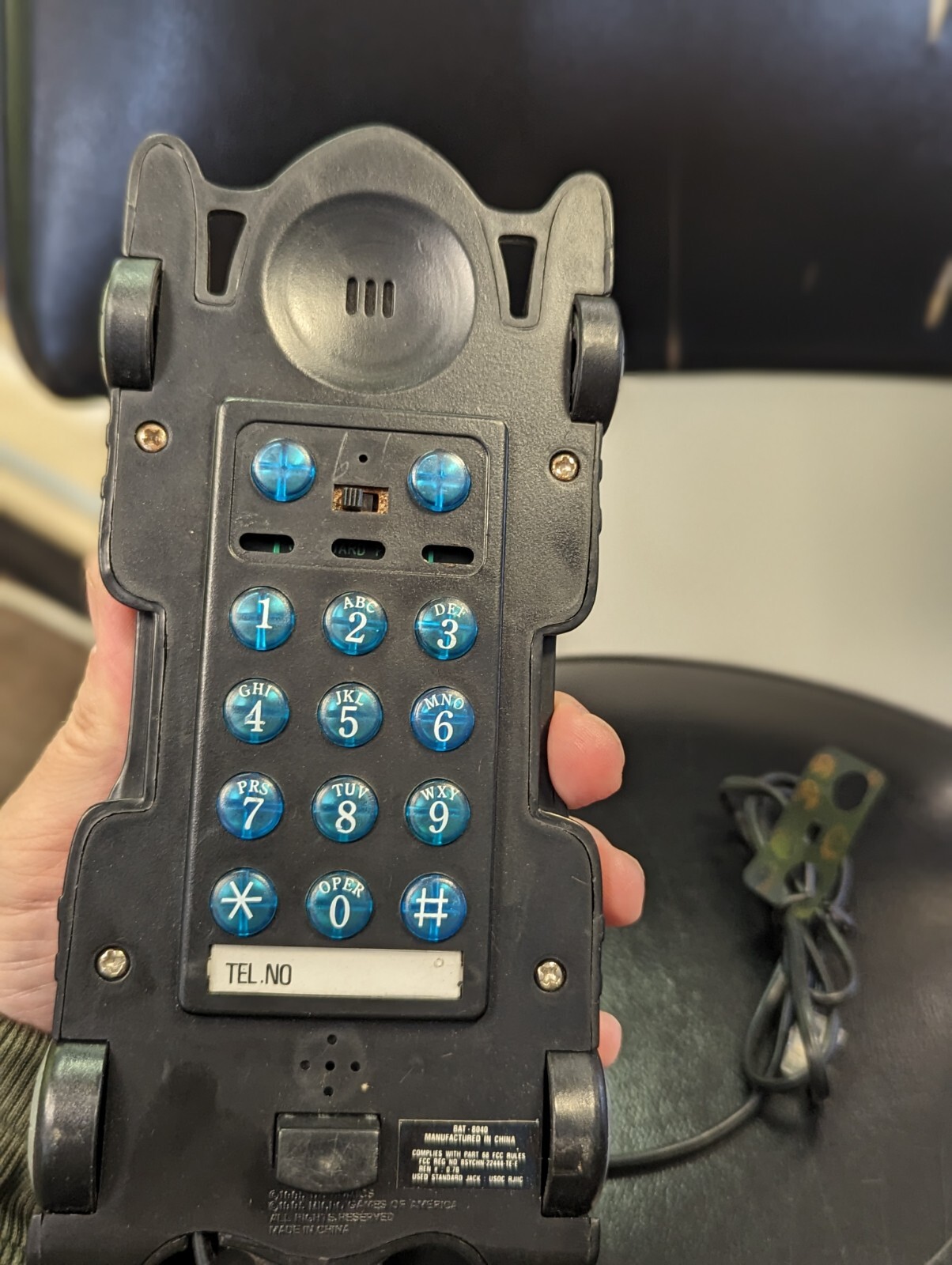 Batman Forever Batmobile Telephone Light-Up Car By Micro games Untested ...