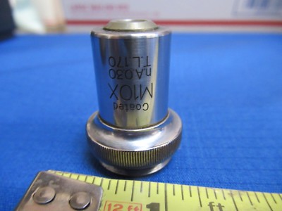 UNITRON JAPAN OBJECTIVE M10X OPTICS MICROSCOPE PART AS PICTURED &S1-A ...