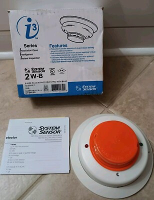 System Sensor 2W-B 2 Wire PhotoElectric Detector - i3 Series ...