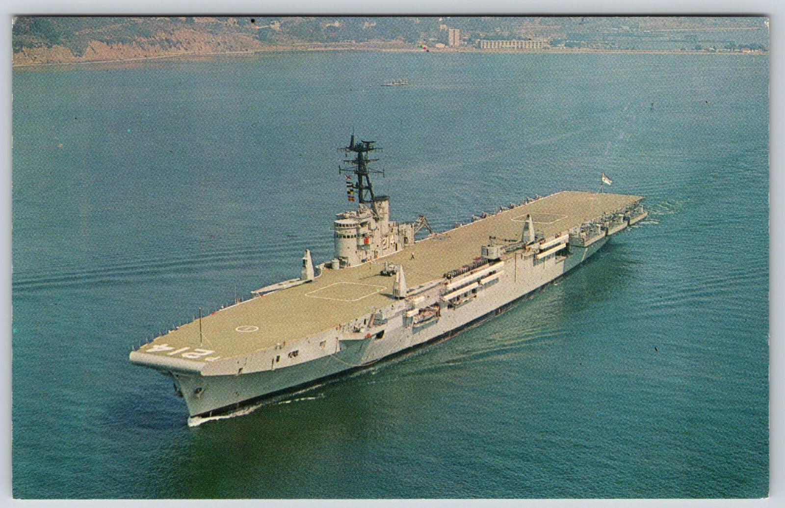 Postcard HMAS Sydney P214 Fast Troop Transport Royal Austrailian Navy ...