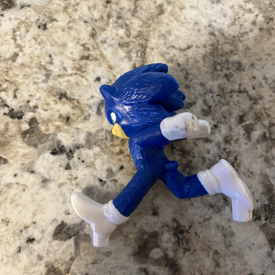 Sonic The Hedgehog Figure Plastic Blue | eBay