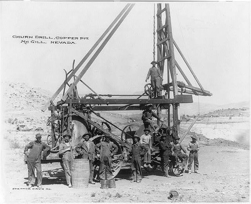 Photo:Churn drill,copper pit,McGill,Nevada,White Pine County | eBay