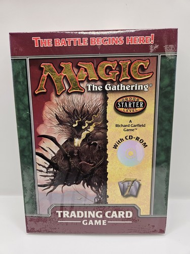 Magic The Gathering MTG Trading Card Game Starter With CD-ROM from 2001 ...