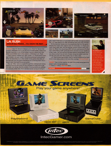 Intec Gamer Screens PS Xbox Cube - Video Game Print Ad / Poster Promo ...