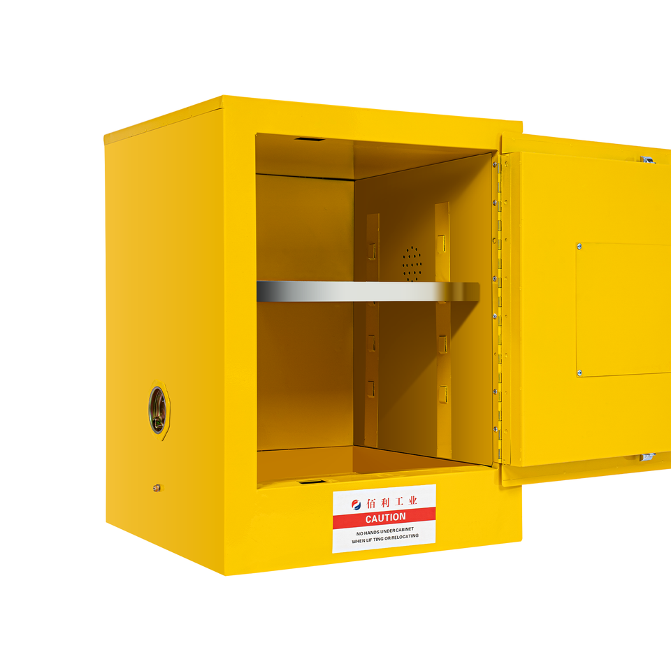 4 Gallon Fireproof Safety Storage Welded Cabinet Bin Flammable Liquid ...