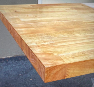 Butcher Block Hevea Wood Restaurant Bistro Cafe Pub Bar Table Tops | eBay