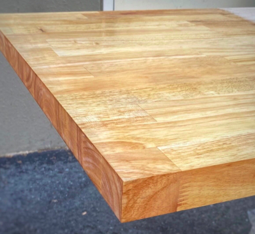 Butcher Block Hevea Wood Restaurant Bistro Cafe Pub Bar Table Tops | eBay