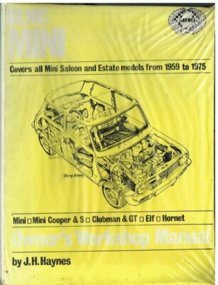 MINI MK1 MK2 850 1000 1275GT CLUBMAN COOPER ELF HORNET (1959-75 ...