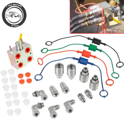 HM1-08-CF2 Hydraulic Multiplier,SCV Splitter/Diverter Valve+Couplers 20 ...