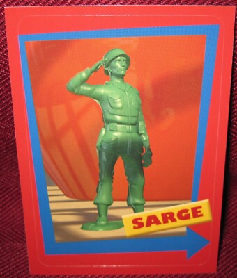 2010 TOPPS TOY STORY SERIES 3 FUN PACKS STICKER CHASE #5 SARGE DISNEY ...