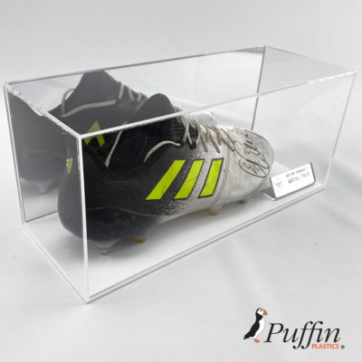 Football Boot Display Case Single - With White Base And Mirror Back ...