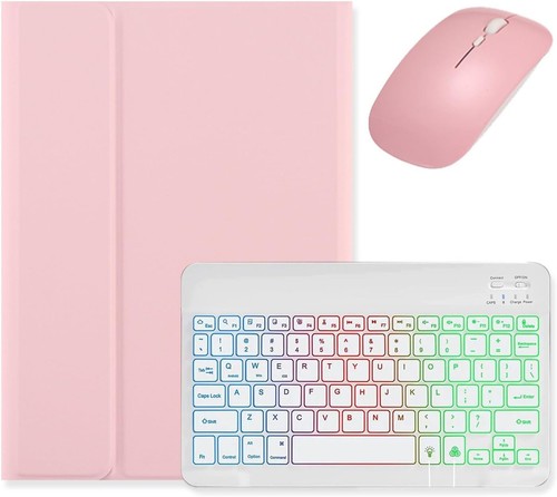 Backlit Keyboard for Galaxy Tab A9+ / A9 Plus 11 inch 11", Pink | eBay