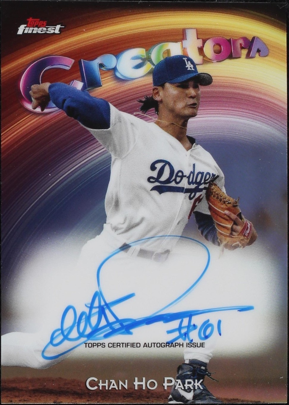 2025 Topps Finest - Creators Autographs Chan Ho Park #CAV-CP (AU) for ...