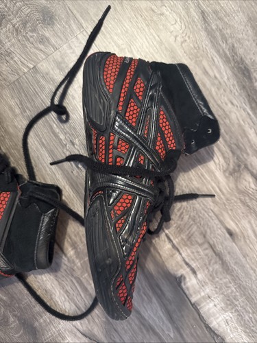 Asics Dan Gable Ultimate 2 Wrestling Shoes J900Y Red /Black Very Rare ...