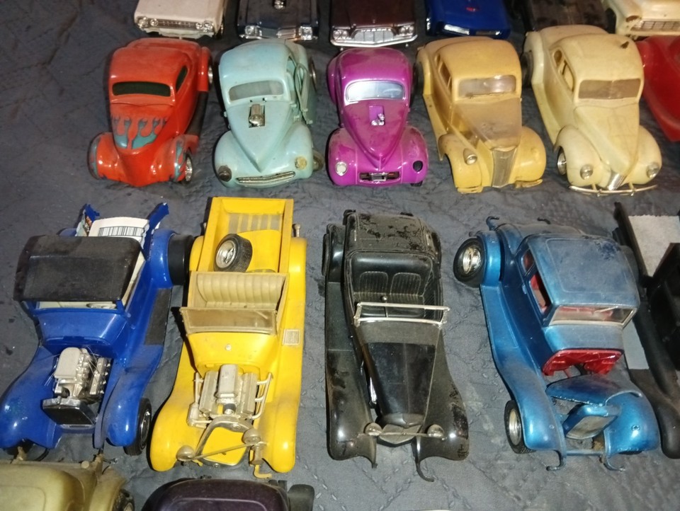 Massive PLASTIC Model Car Junkyard Lot MPC AMT Revell Monogram 70s-80s ...