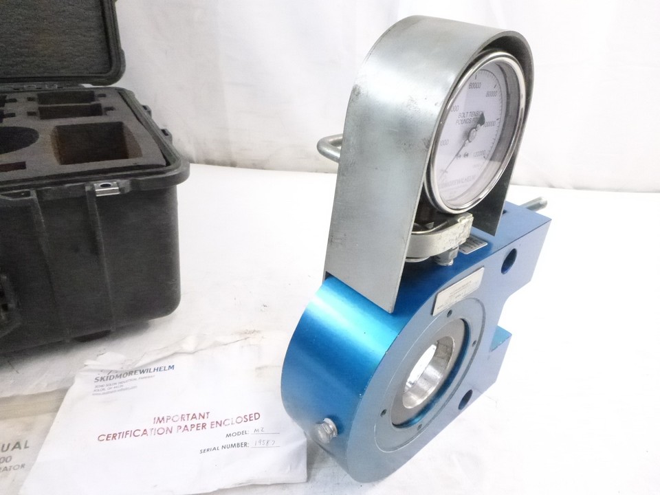 Skidmore Wilhelm Model MZ Bolt Tension Calibrator & Pelican Case | eBay
